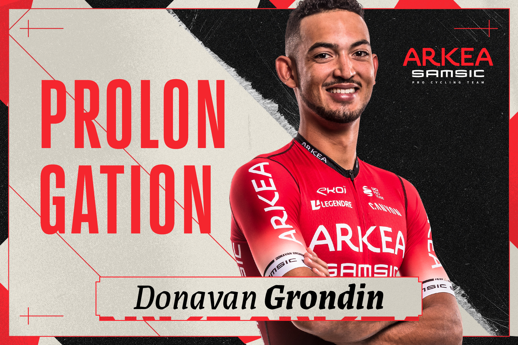 Donovan Grondin prolonge chez Arkéa-Samsic - Velo 101