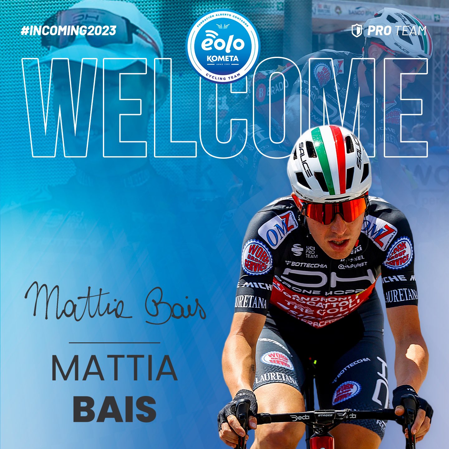 Mattia Bais s'engage avec Eolo-Kometa - Velo 101