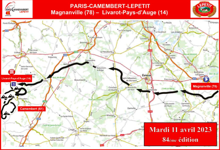 Paris-Camembert 2023 : Le parcours et les favoris - Velo 101