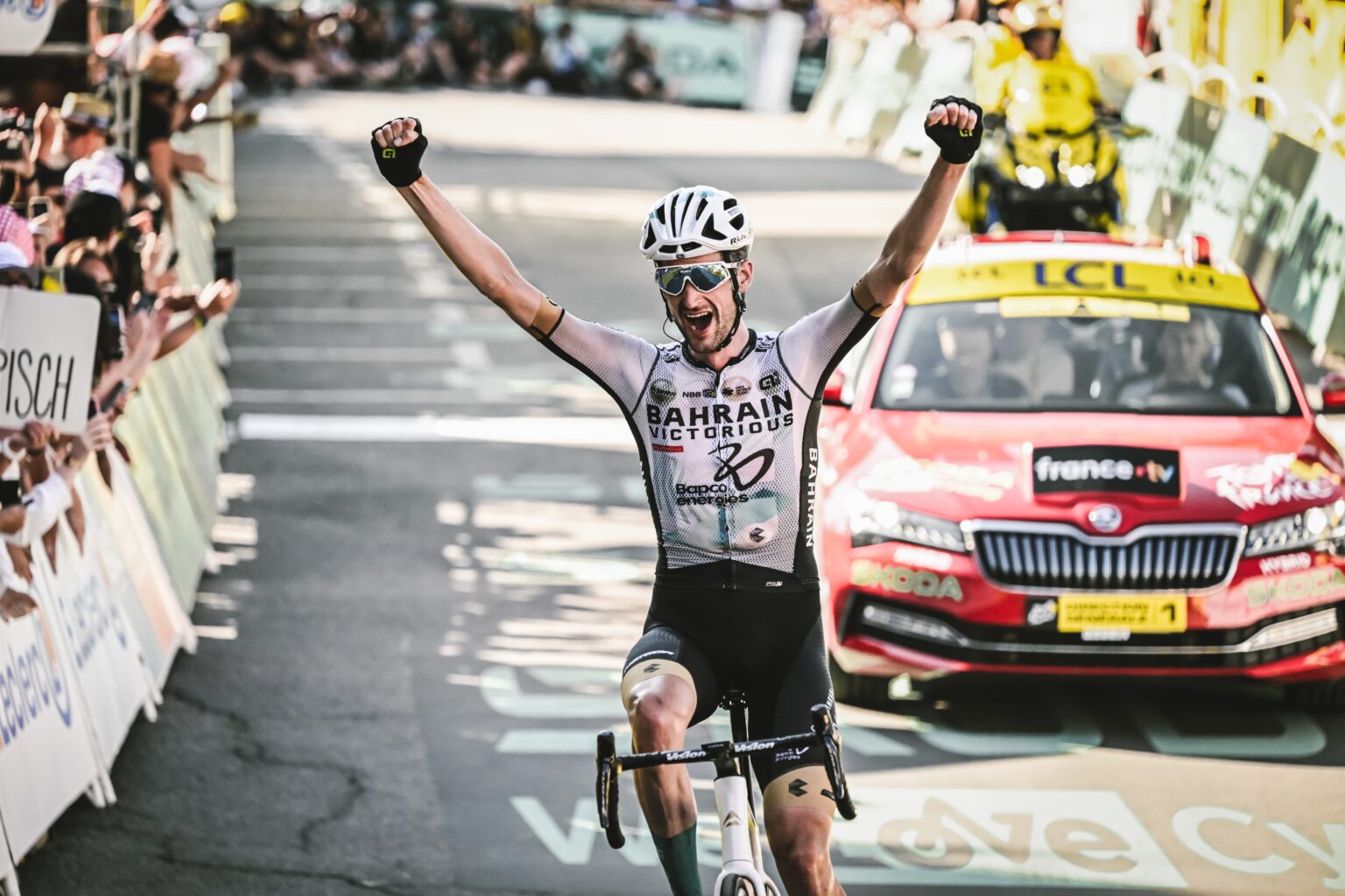 Tour de France : Wout Poels (Bahrain-Victorious) a remporté la 15e ...