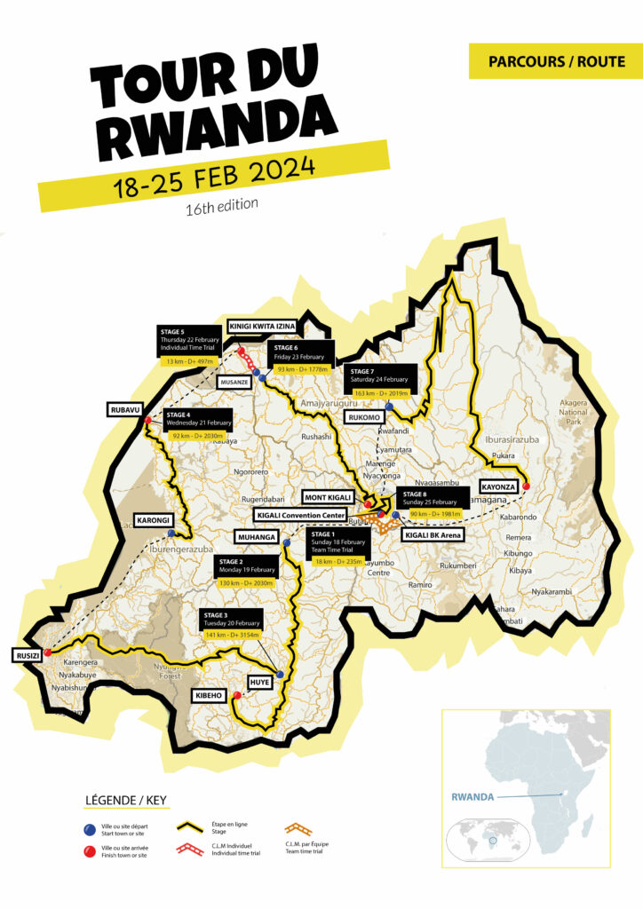 Tour du Rwanda 2024 : Découvrez les équipes sélectionnées et le parcours officiel - Velo 101