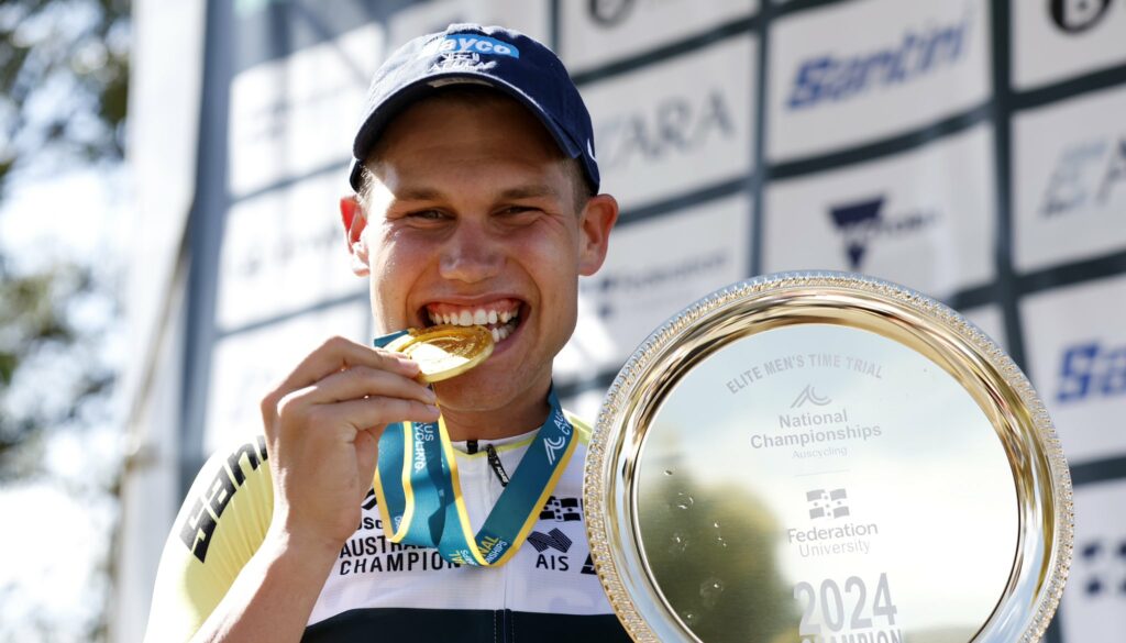 Luke Plapp sacré champion d'Australie du CLM - Velo 101