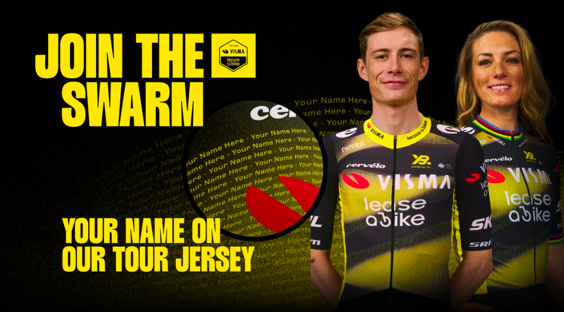 La Visma | Lease a Bike dévoile son maillot pour le Tour de France 2025 - Velo 101