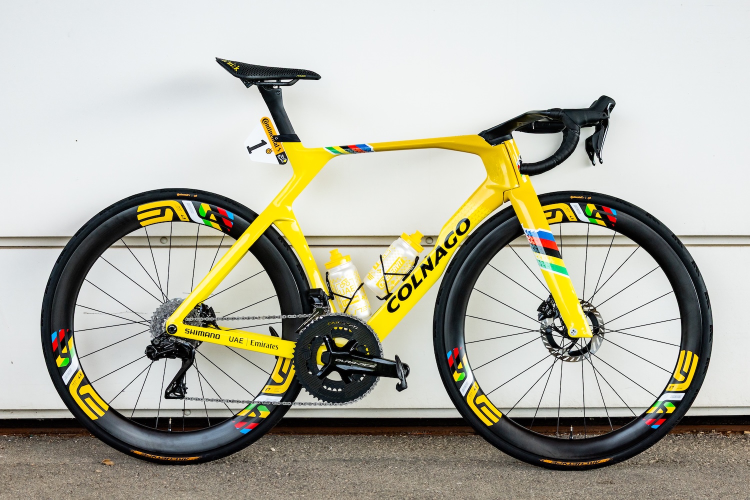 Le Colnago Y1RS de Pogacar : En jaune pour enfoncer le clou à Paris ...