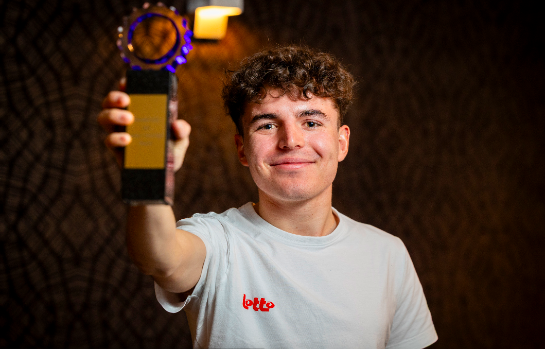 Jarno Widar sacré Talent de l'année 2025 - Velo 101