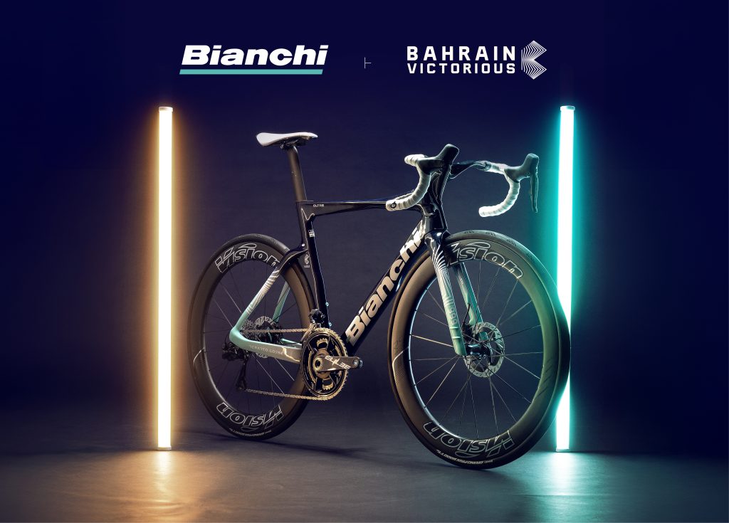 Bianchi, nouveau partenaire de l'équipe Bahrain Victorious - Velo 101
