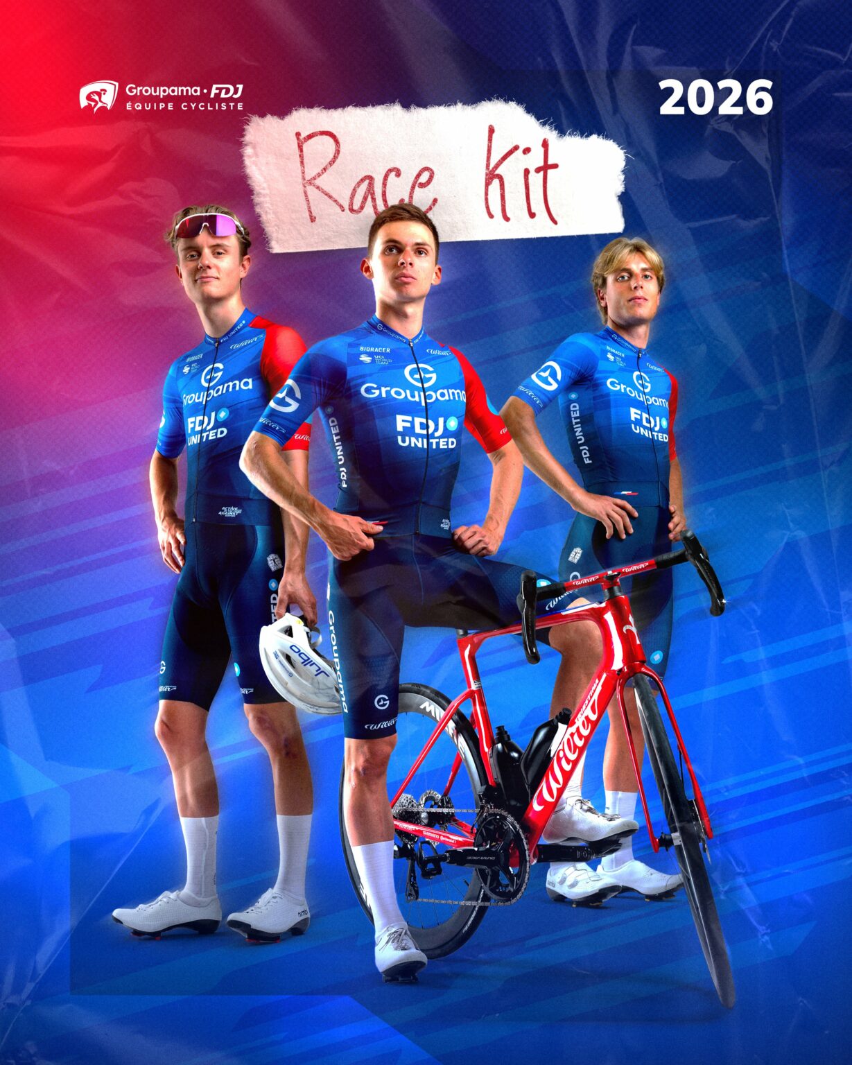 Présentation de l'équipe Groupama-FDJ United 2026 - Velo 101