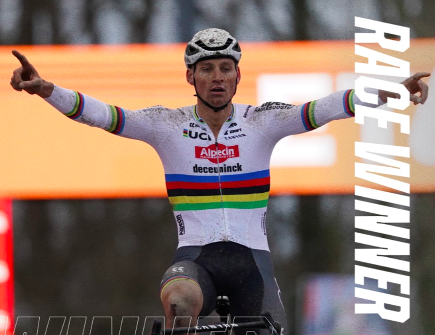 CDM cyclo-cross : retour gagant pour Mathieu van der Poel - Velo 101