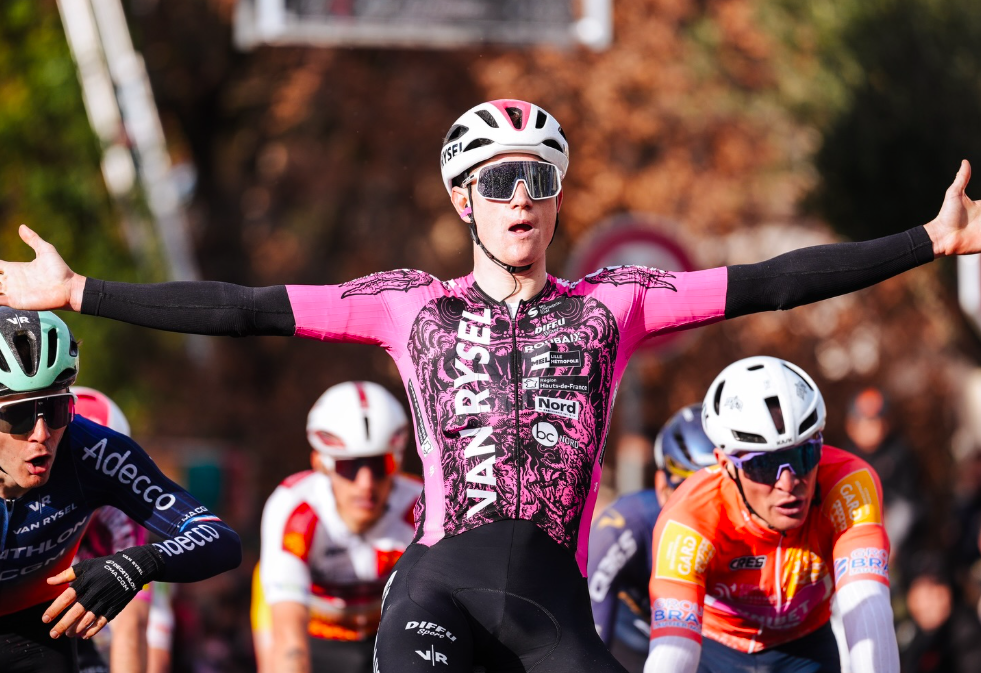 4ème étape Étoile de Bessèges : Joppe Heremans surpuissant - Velo 101